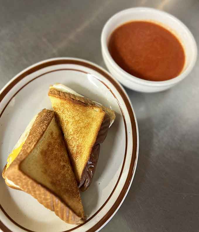 Golden, buttery, and oozing with melted goodness, this grilled cheese proves that sometimes the classics need no improvement whatsoever.