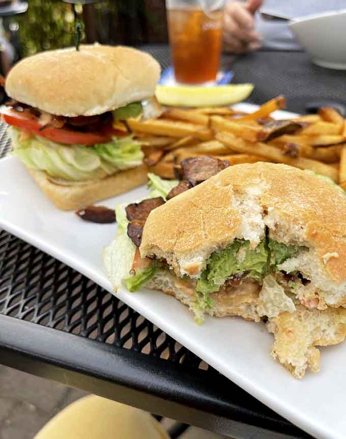 The Avocado BLT in all its glory, proof that sometimes the simplest combinations create the most unforgettable flavors and textures.