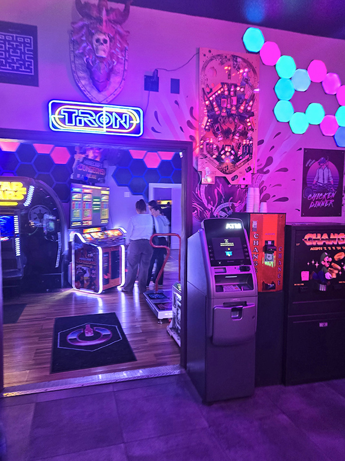 Step through the Tron-themed portal and leave reality behind &ndash; this digital wonderland makes "one more game" an impossible promise to keep.