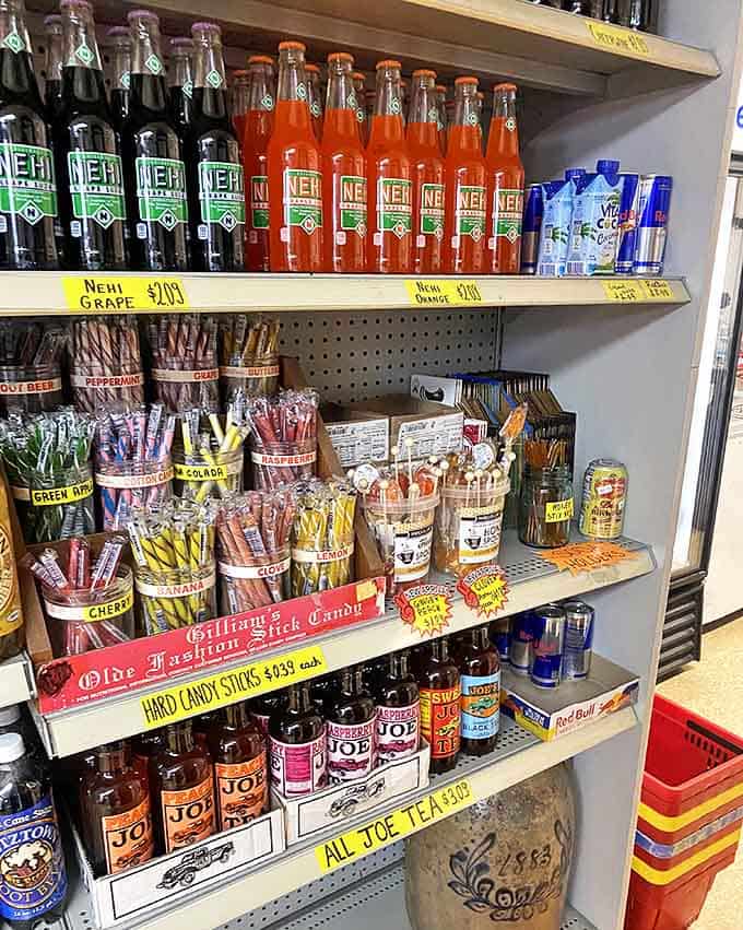 Nehi sodas line up like colorful soldiers of sweetness, offering flavors that taste like childhood memories &ndash; even if they weren't actually part of yours.