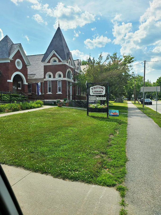 Whiting Library's brick Victorian splendor proves that even small towns knew how to make their houses of knowledge architectural masterpieces.