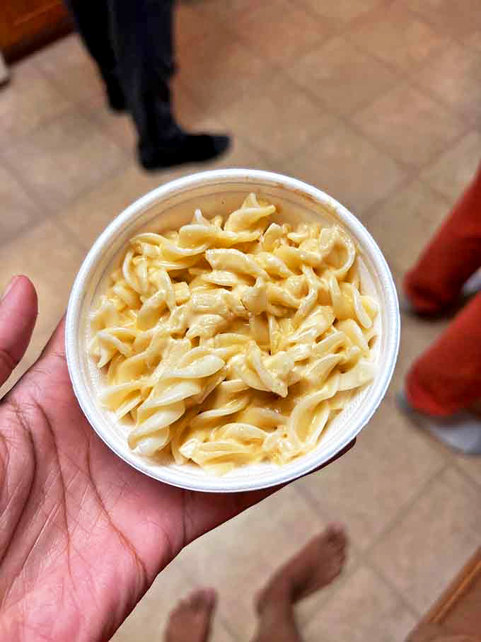Behold the creamy, dreamy mac and cheese that's converting side dish skeptics into true believers, one forkful at a time.