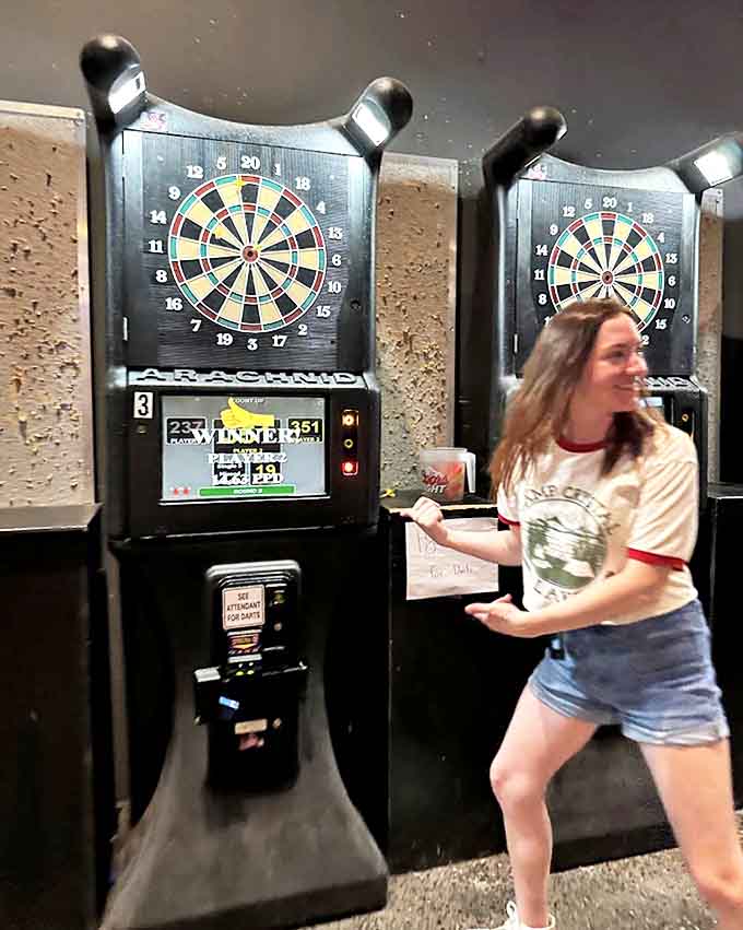 Electronic darts bring high-tech precision to the classic pub game, eliminating those "that was totally a bullseye" arguments that have ended friendships since time immemorial.