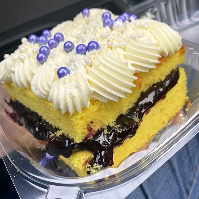 This lemon cake with blueberry filling and whipped cream frosting isn't just dessert &ndash; it's summer captured between two perfect layers of sunshine.