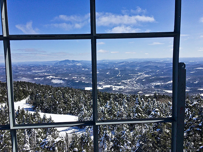 Looking northeast, the landscape unfolds like a topographical dream. On clear days, you can practically see tomorrow coming.