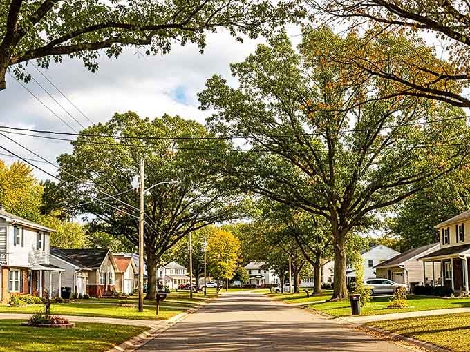 Tree-lined streets with well-kept homes speak to Hillman's pride of place, where neighbors still know each other's names.