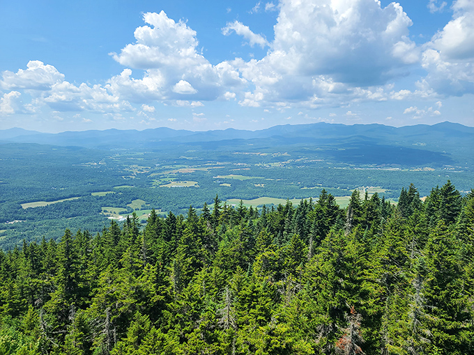 A breathtaking Vermont panorama that makes you feel like you've discovered the world's most beautiful secret.