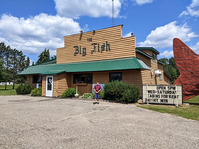 When a restaurant is shaped like a giant fish, you know you're in for something special.