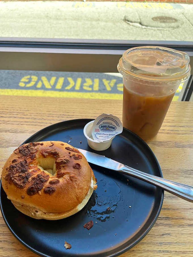 The simple pleasure of a perfectly toasted bagel with cream cheese &ndash; comfort food elevated to an art form.