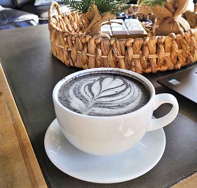 The Black Cat Latte isn't just delicious – it's a tribute to the often-overlooked ebony felines waiting for homes. Caffeine with a cause!