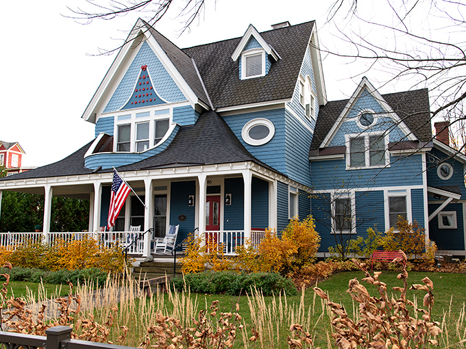 Victorian architecture at its finest &ndash; these colorful homes with wraparound porches tell stories of Stowe's rich history.