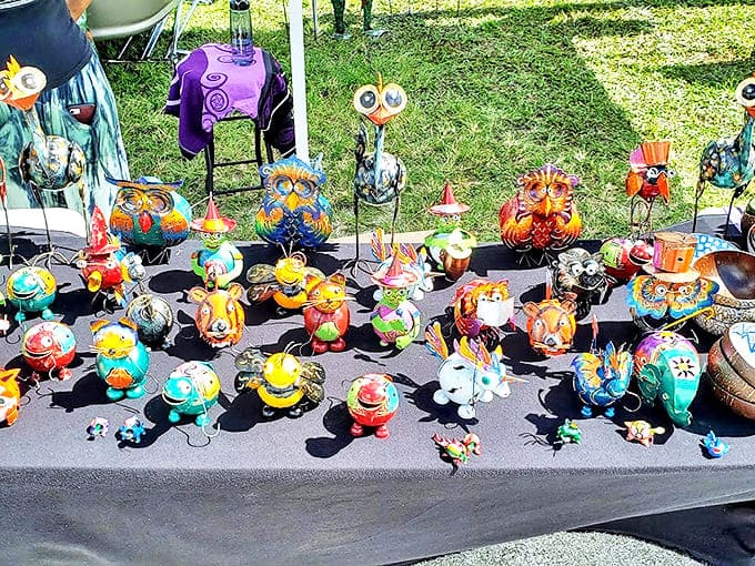 These whimsical metal animal figurines bring personality to any garden or shelf &ndash; proof that art doesn't need to be serious to bring serious joy.