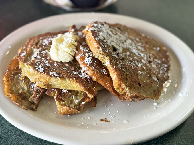 What happens when buttery croissants meet cinnamon-vanilla batter and a hot grill &ndash; breakfast alchemy that'll make you forget regular French toast exists.