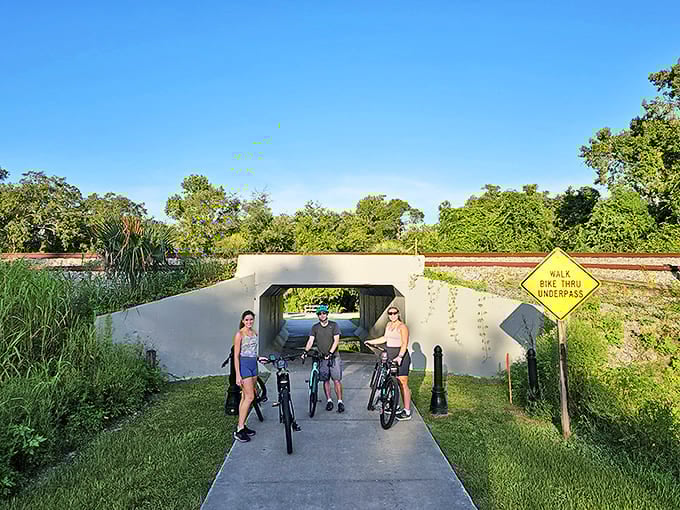 Adventure awaits on DeLand's scenic trails, where cyclists of all ages can explore Florida's natural beauty at their own pace.