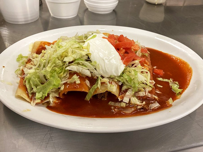 Enchiladas supreme living up to their name with layers of flavor that deserve a standing ovation.