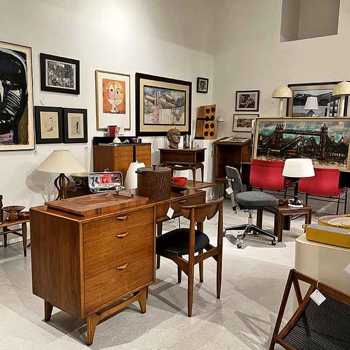 When furniture had curves in all the right places and didn't need an instruction manual with confusing diagrams to assemble.