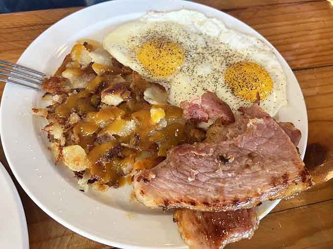 When your breakfast plate looks like it could feed a small family, you know you're in the right place.