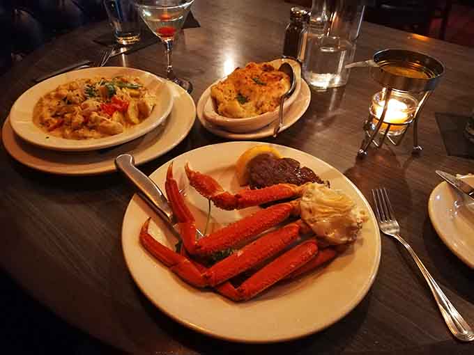 These crab legs are sweeter than a Minnesota goodbye, offering succulent meat that makes cracking shells feel like unwrapping the world's most delicious present.