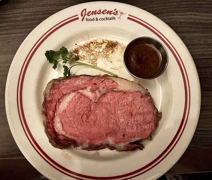 Prime rib so tender and perfectly cooked, it practically melts before your fork even reaches your mouth.