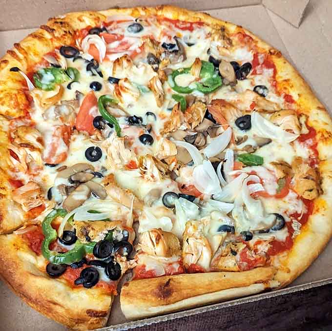 This pizza proves that a place can master multiple cuisines without breaking a sweat or compromising quality.