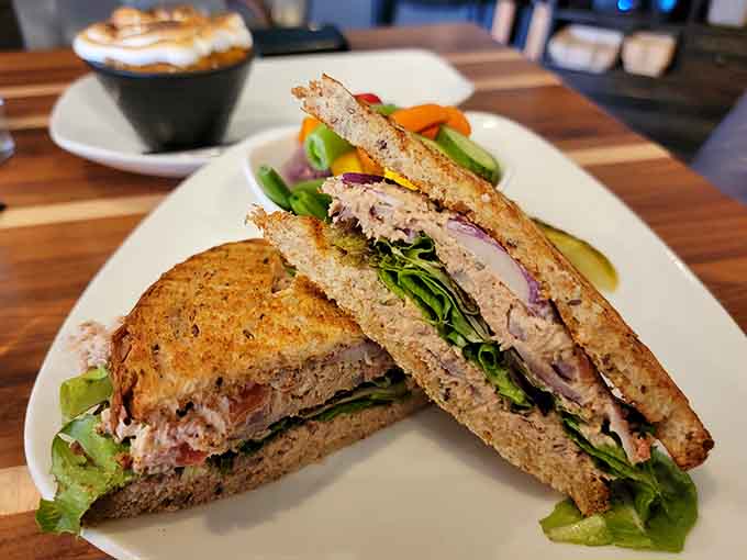 This tuna sandwich proves Jules' Bistro doesn't play favorites, giving every menu item the attention it deserves.