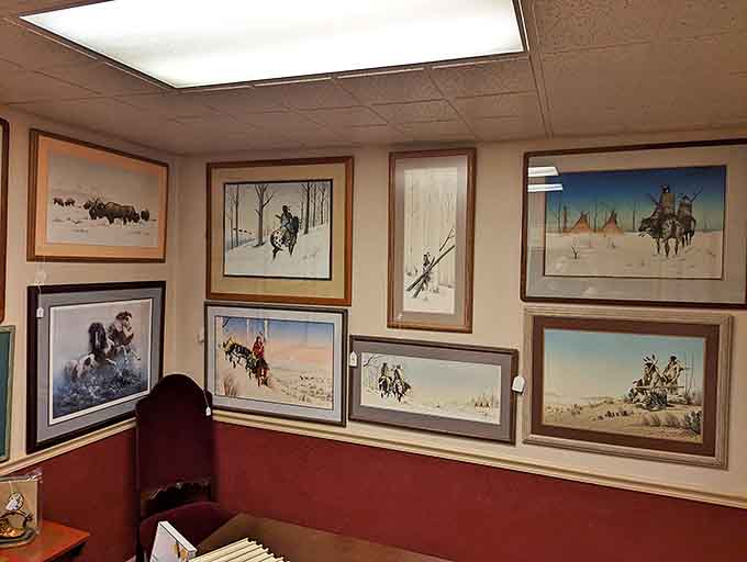 Western-themed artwork transports viewers to another era, when cowboys roamed and the frontier spirit defined American identity.