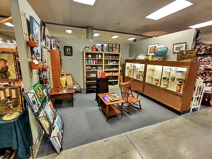 Living Room: This furniture section doesn't just sell pieces &ndash; it sells possibilities for how your home could embrace vintage charm with open arms.