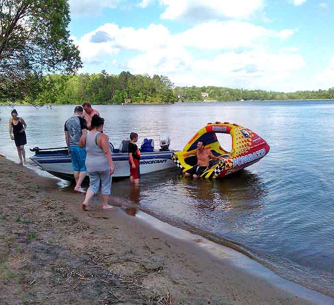 Weekend warriors prepare for aquatic adventures, proving Minnesota lake life isn't just about fishing &ndash; it's about making splashy memories.