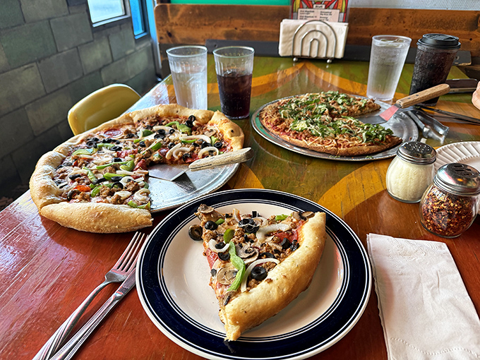 Every slice tells a story of perfect proportions &ndash; crispy yet chewy crust, tangy sauce, and toppings arranged like edible art.