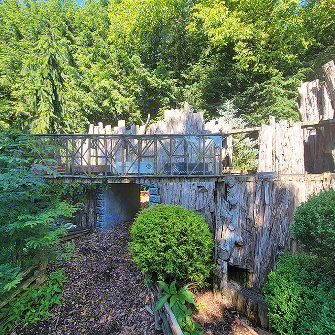 Miniature trains chug through meticulously crafted landscapes featuring tiny replicas of local landmarks.