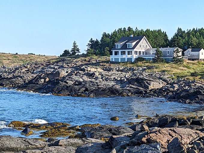 Coastal homes perch on rocky outcroppings, their foundations as sturdy as the islanders who built them generations ago.