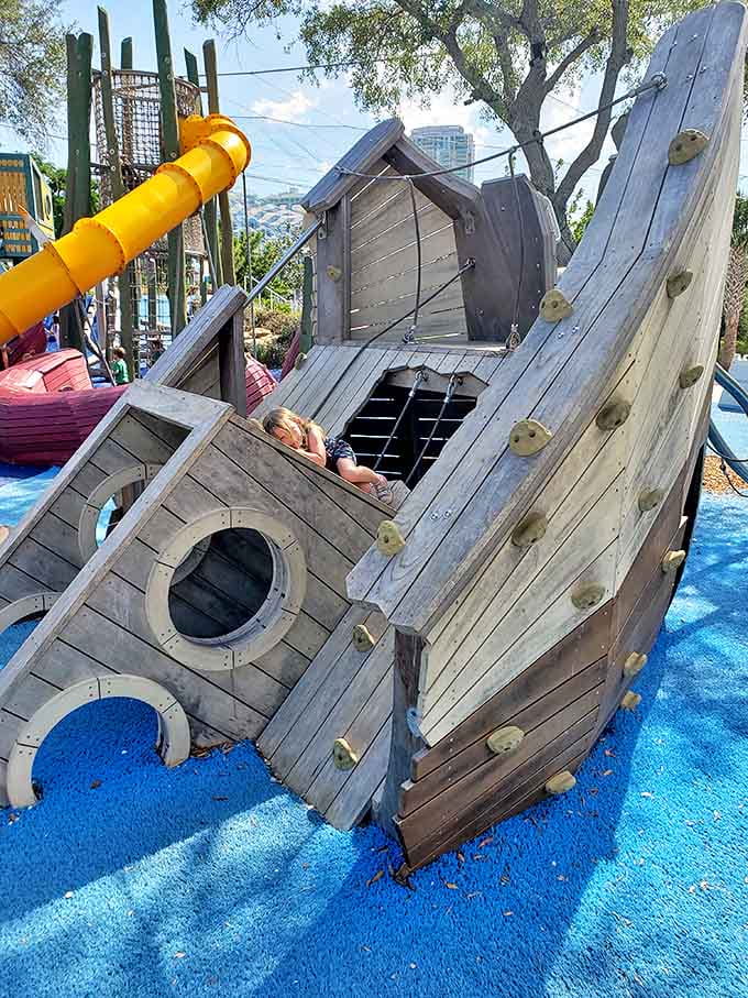 Not just any ship, but a vessel of pure imagination where kids become everything from pirates to marine scientists.