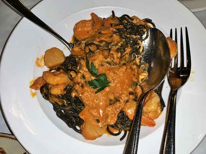 When seafood meets squid ink pasta, magic happens, and your Instagram feed suddenly gets a whole lot more interesting.