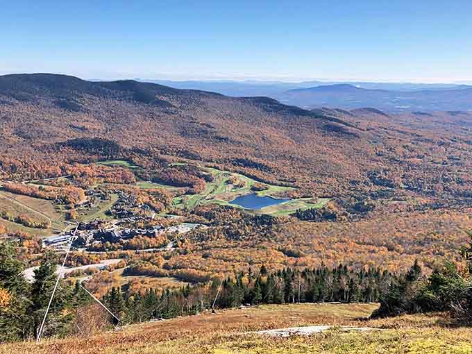 This view makes you understand why people write songs about mountains and seasons and the passage of time.