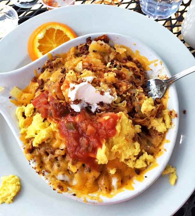 Tijuana breakfast skillet brings the fiesta to your fork with Mexican-inspired flavors that wake up your taste buds.