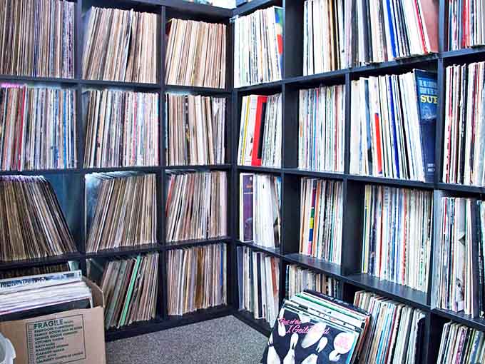 Vinyl enthusiasts, prepare to lose track of time! These record shelves hold forgotten classics and unexpected gems waiting for their needle drop moment.