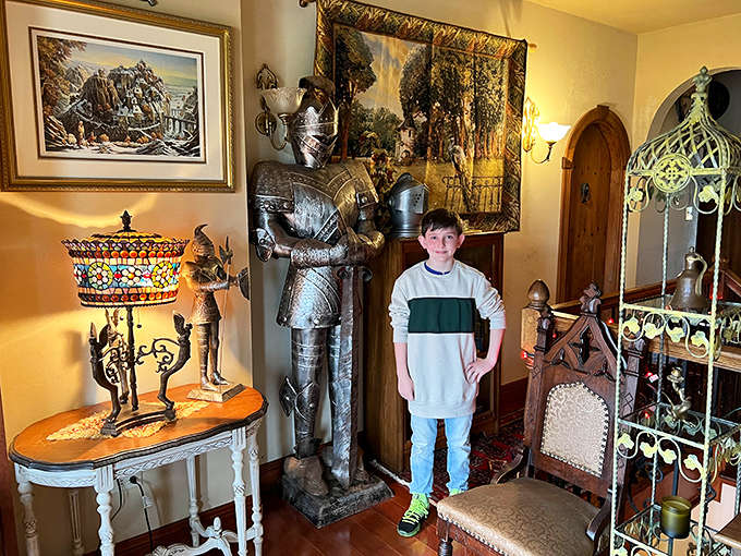 The castle's themed rooms delight visitors of all ages, offering interactive history lessons amid suits of armor and ancient artifacts.
