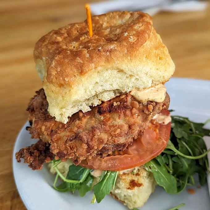 That Koko Chicken Biscuit is basically a warm hug in food form, crispy and comforting in all the right ways.