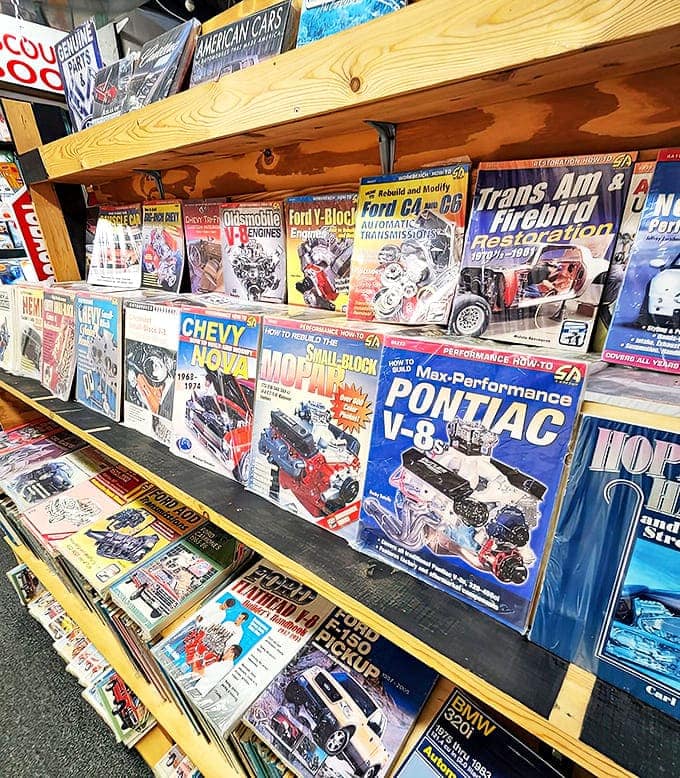 Gearheads and restoration enthusiasts can rev up their knowledge with decades of automotive publications.