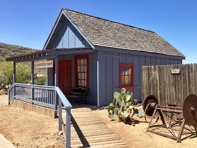 The carpenter's shop, where everything was handcrafted with patience and skill, not hastily assembled with an Allen wrench and questionable instructions.