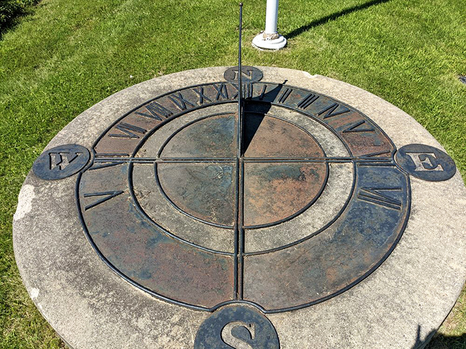This sundial compass doesn't just tell time &ndash; it orients visitors to a world where minutes matter less than moments.