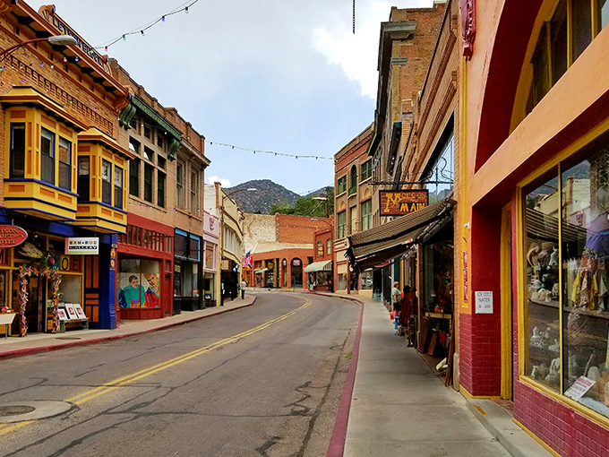 Downtown Bisbee's vibrant storefronts create a walkable wonderland where every turn reveals another locally-owned treasure waiting to be discovered.