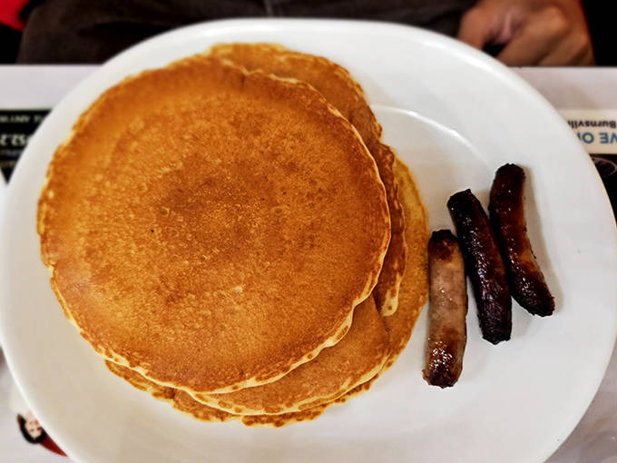 Pancakes & Sausages The classic combo that never disappoints &ndash; fluffy stacks paired with savory links for that perfect sweet-and-salty morning harmony.