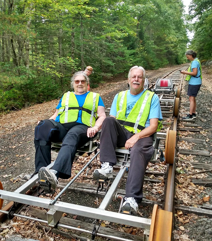 Who needs a gym membership when you can pedal your way along historic tracks? These rail bikes offer a unique, muscle-powered perspective on Maine's scenic beauty.