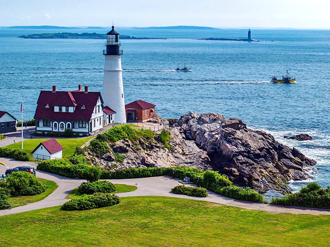 The lighthouse keeper's quarters, now a fascinating museum, offers a glimpse into the lives of those who kept the light burning through countless dark nights.
