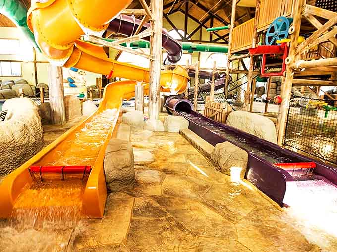 Water slides that would make a roller coaster jealous &ndash; these colorful tubes promise equal parts thrill and the occasional wedgie. Worth it!