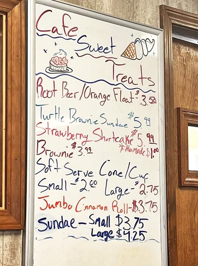 The whiteboard of temptation &ndash; where "diet starts tomorrow" meets "life is short, eat dessert first" in a battle your sweet tooth always wins.