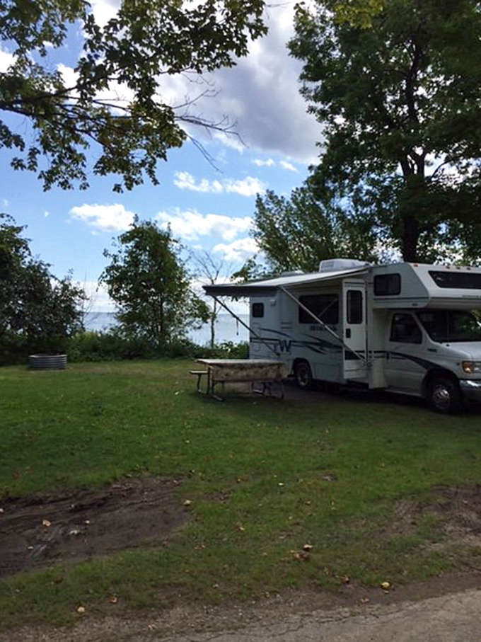 Home sweet temporary home! RV camping with million-dollar waterfront views that don't require a millionaire's budget.
