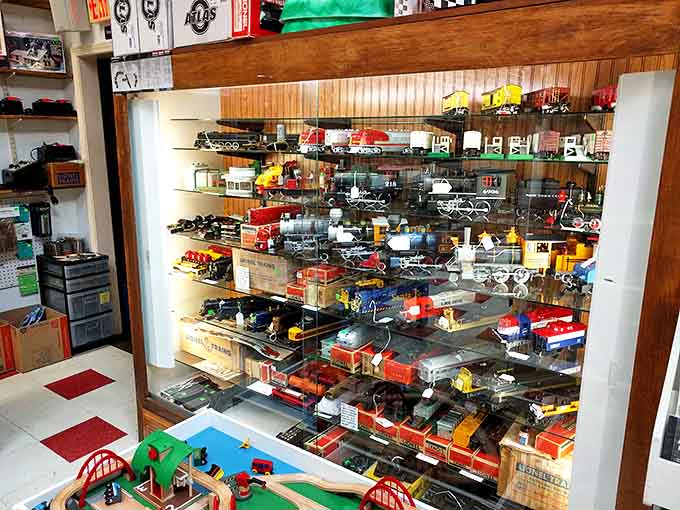 Locomotives line up like soldiers at attention, each one ready to chug into your heart and onto your layout.