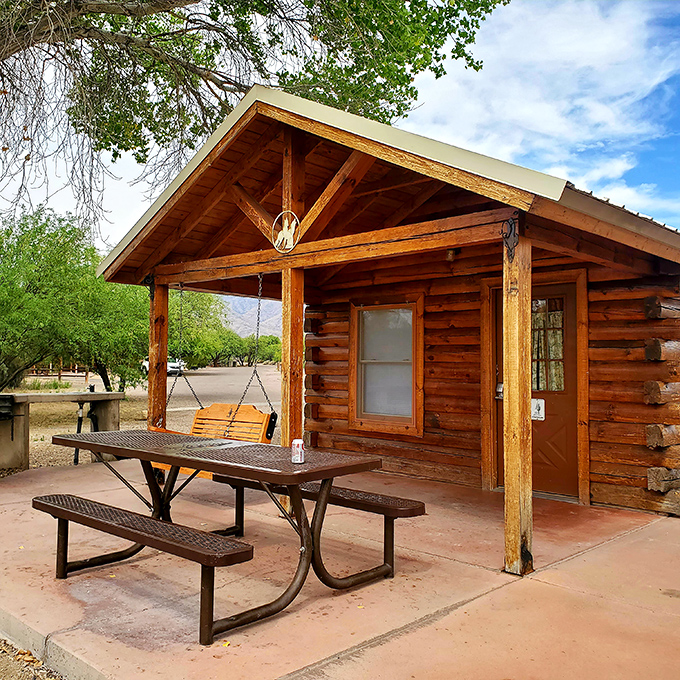 Rustic cabins offer that perfect sweet spot between roughing it and hotel luxury. Camping without the backache afterward.